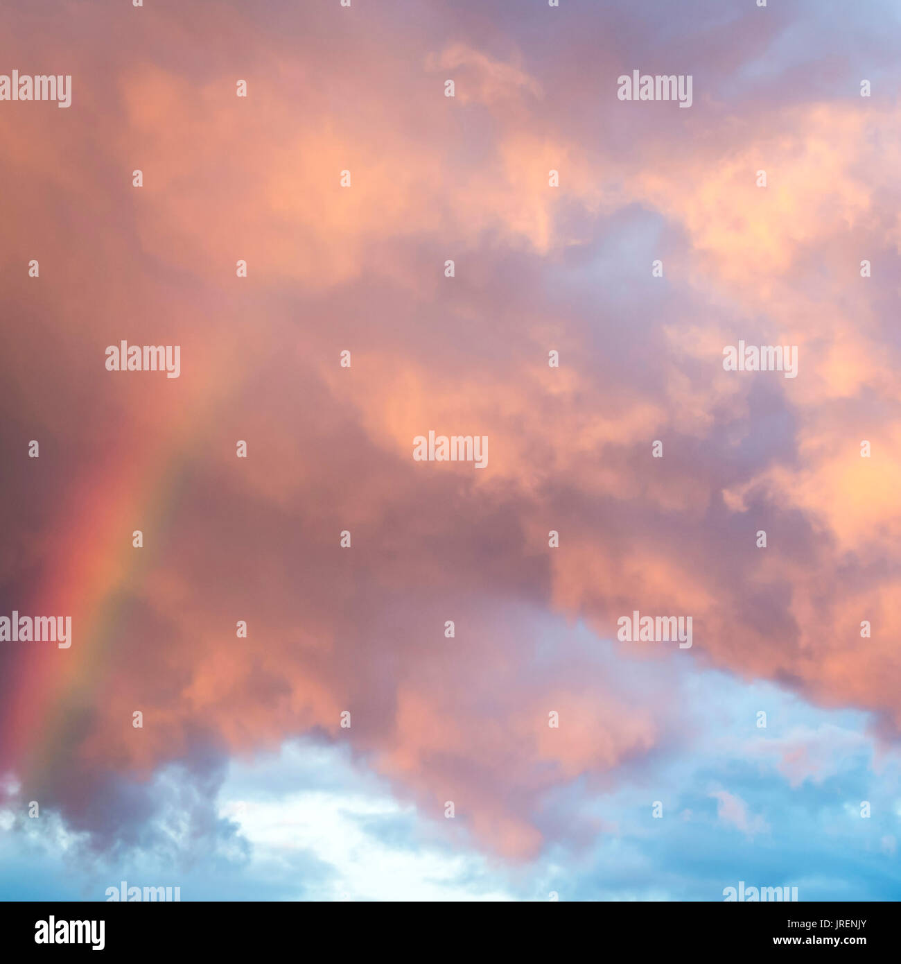 Rainbow and sunset hi-res stock photography and images - Alamy