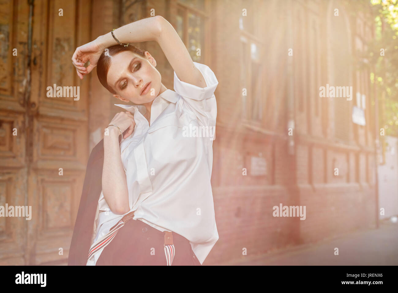 Beautiful slim model hi-res stock photography and images - Alamy