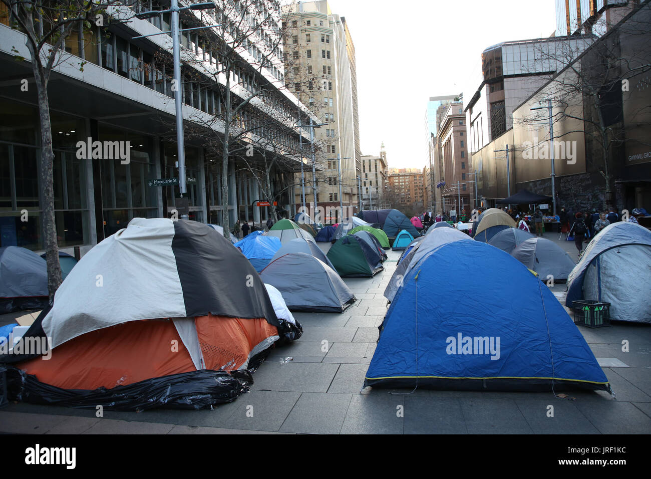 Sydney, Australia. 4 August 2017. More tents have been erected at the ...