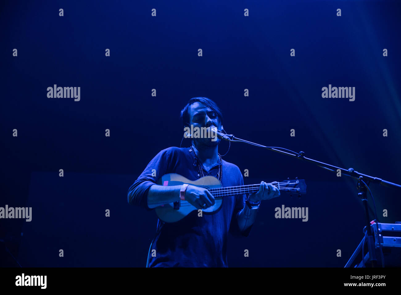 Dhani Harrison performing at Panorama in New York City Stock Photo - Alamy