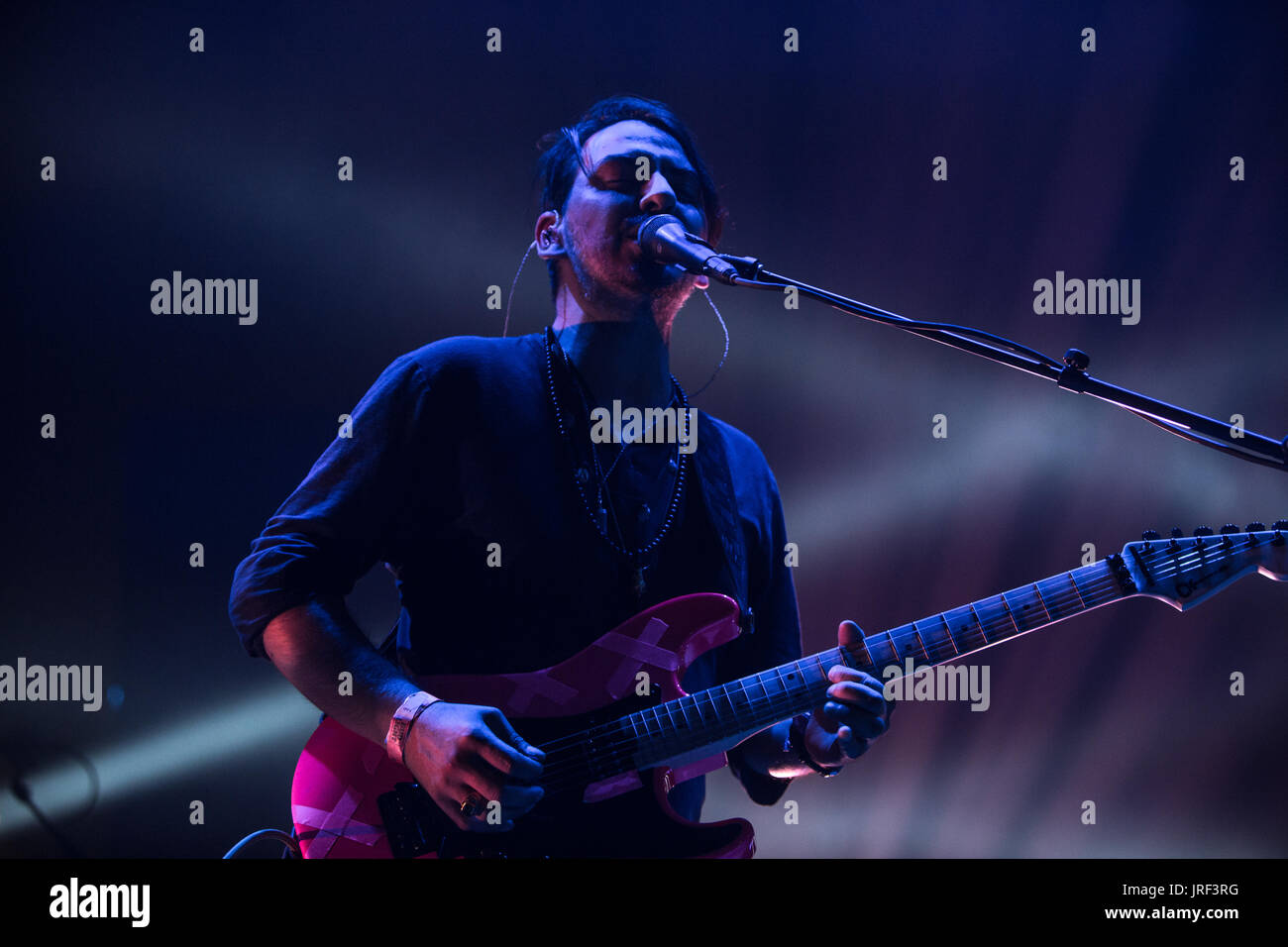 Dhani Harrison performing at Panorama in New York City Stock Photo - Alamy
