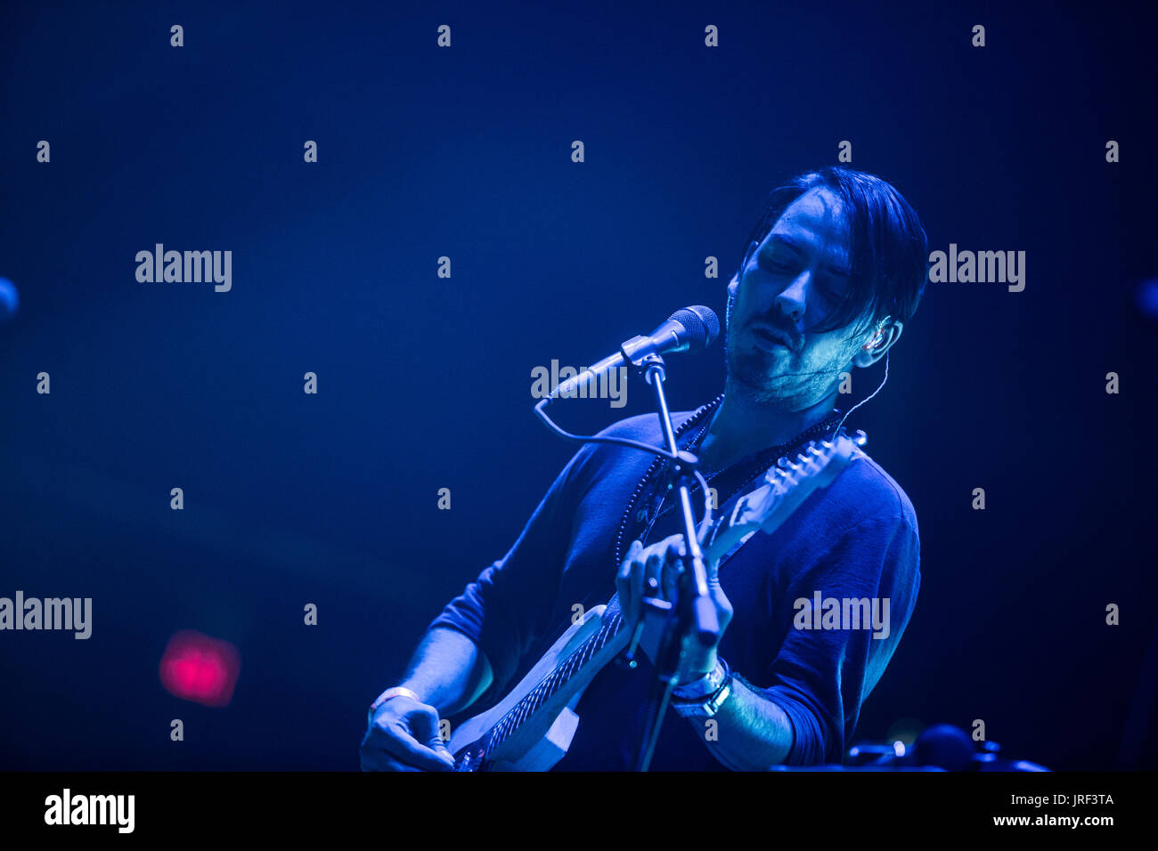 Dhani Harrison performing at Panorama in New York City Stock Photo - Alamy