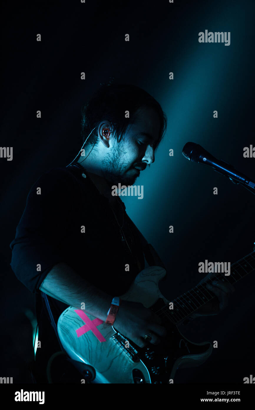 Dhani Harrison performing at Panorama in New York City Stock Photo - Alamy