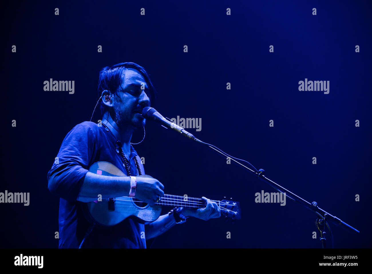 Dhani Harrison performing at Panorama in New York City Stock Photo - Alamy