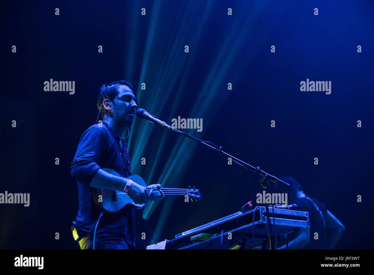 Dhani Harrison performing at Panorama in New York City Stock Photo - Alamy