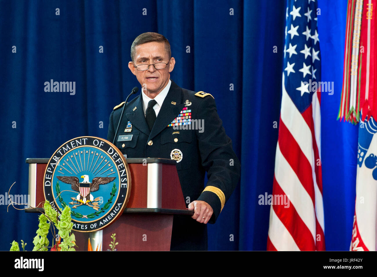 Army Lieutenant General Michael Flynn speaks at the Defense ...