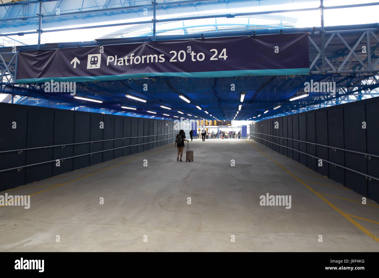 Waterloo, UK. 5th Aug, 2017. Waterloo Station, London, upgrade starts ...