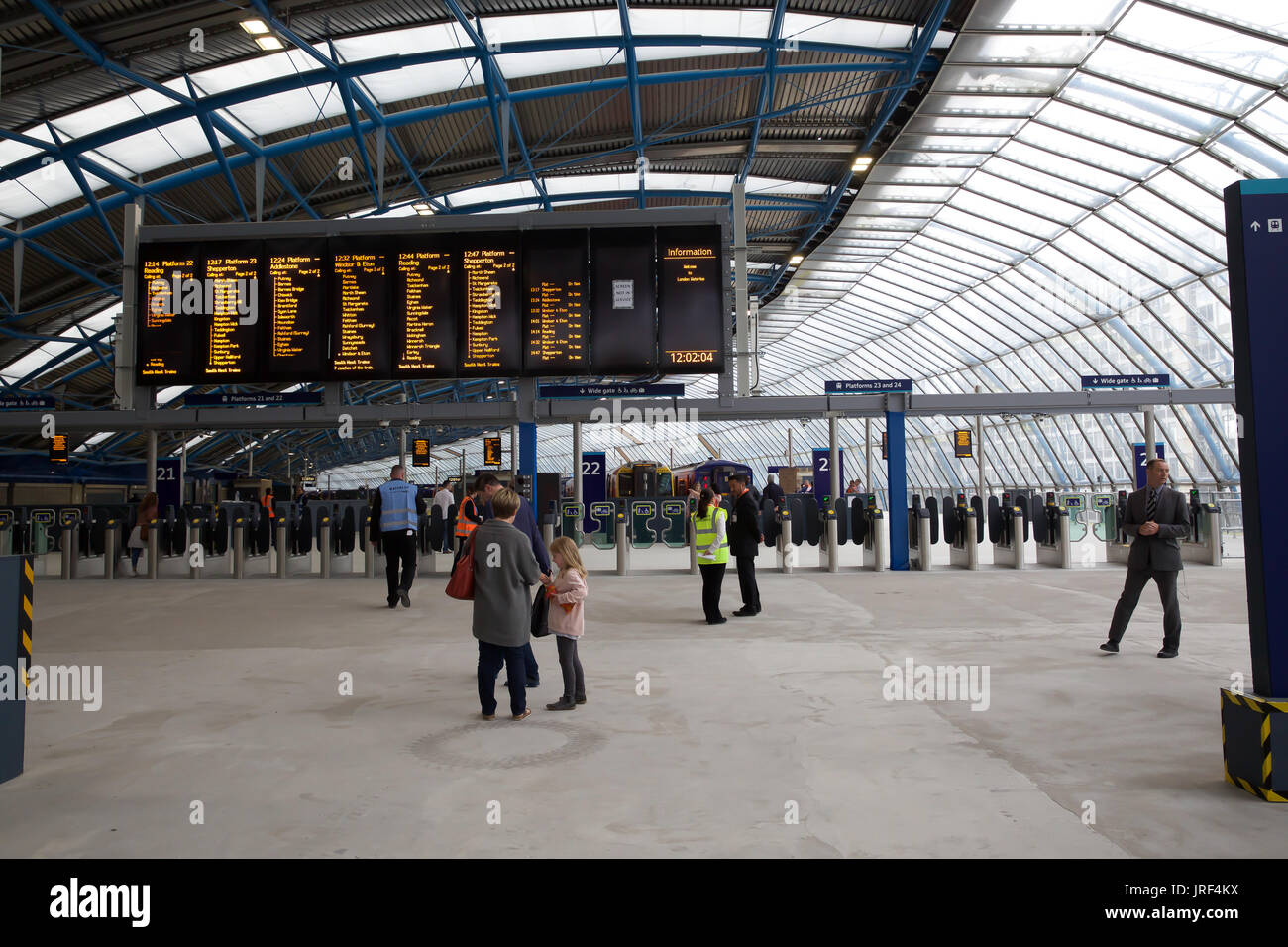 Waterloo, UK. 5th Aug, 2017. Waterloo Station, London, upgrade starts ...