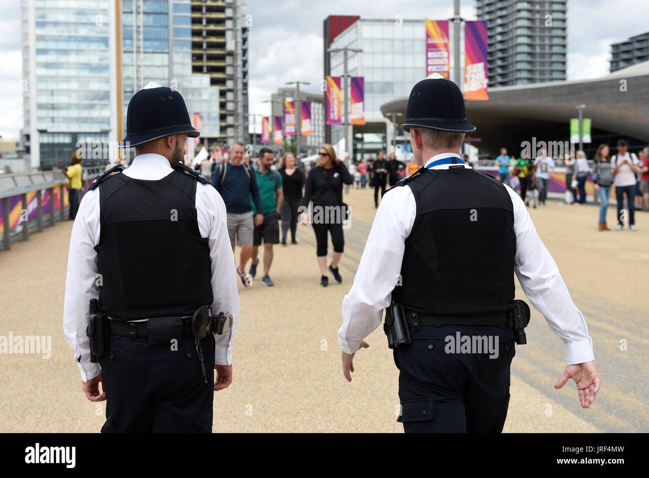 London, Great Britain. 04th Aug, 2017. dpatop - British Police on ...