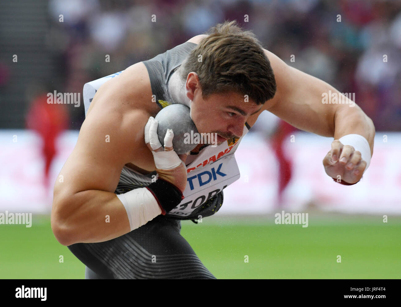 London, Great Britain. 04th Aug, 2017. German shot putter David Storl ...