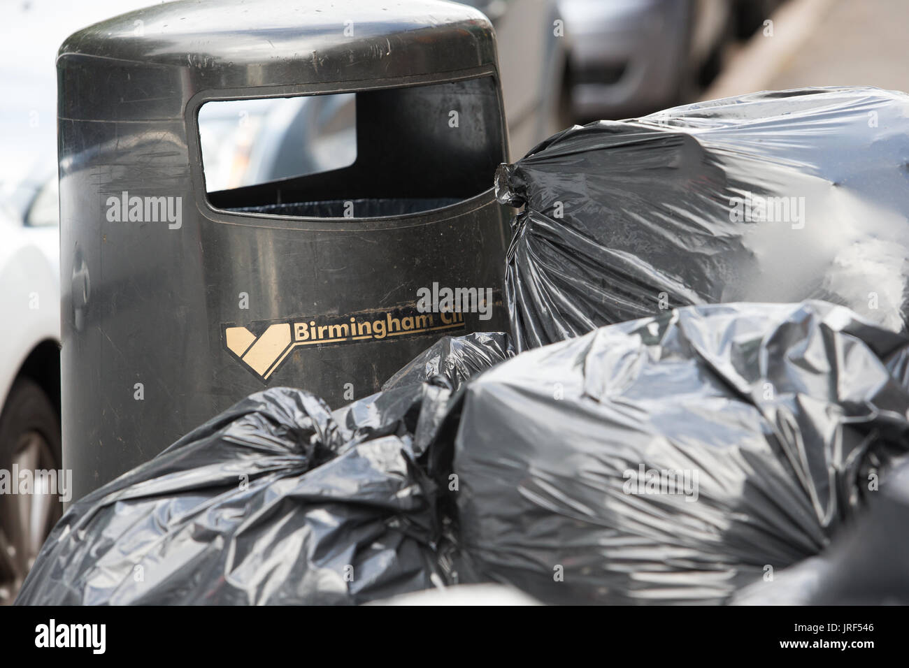 Refuse rubbish garbage builds up as Birmingham Council refuse ...