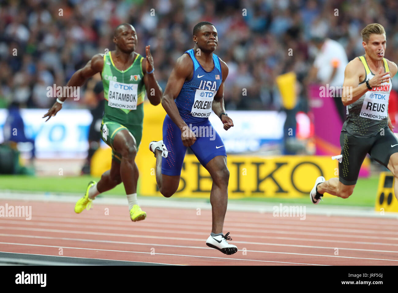 Christian coleman track hi-res stock photography and images - Alamy