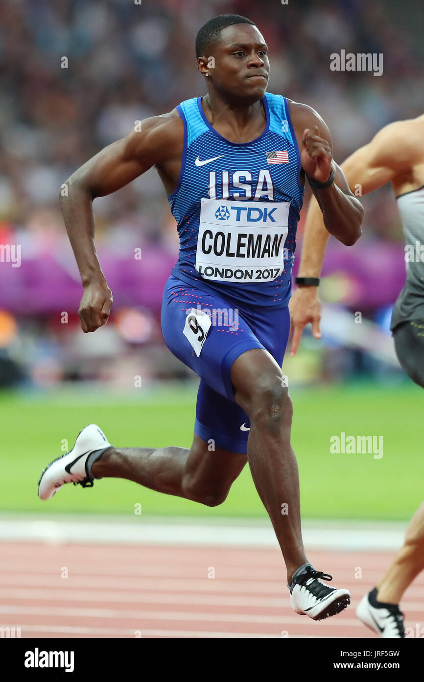 Christian coleman track hi-res stock photography and images - Alamy