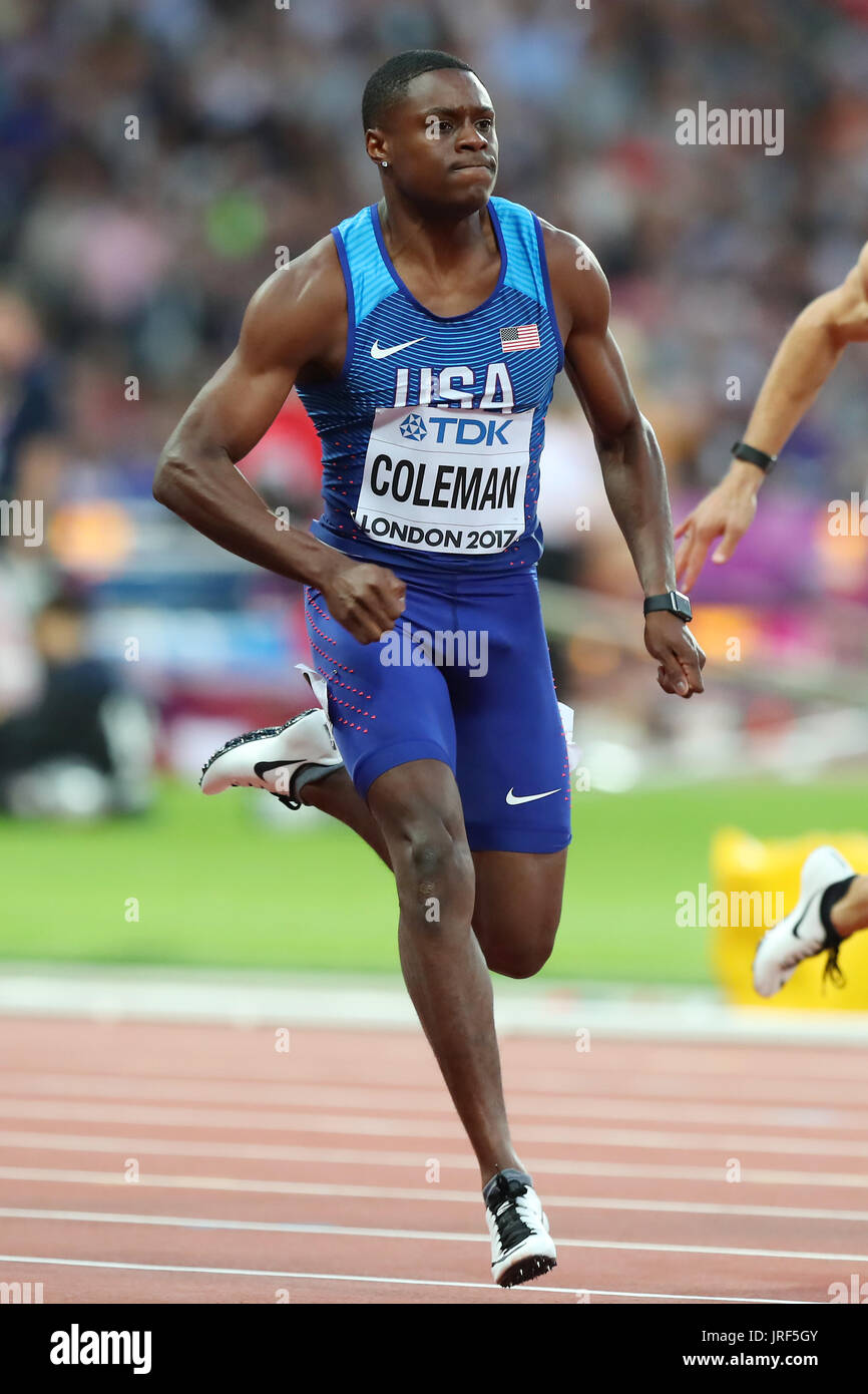 Christian Coleman Track High Resolution Stock Photography and Images ...