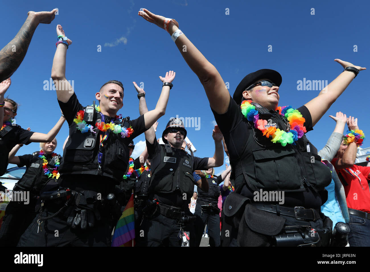 Brighton sussex pride flag hi-res stock photography and images - Alamy