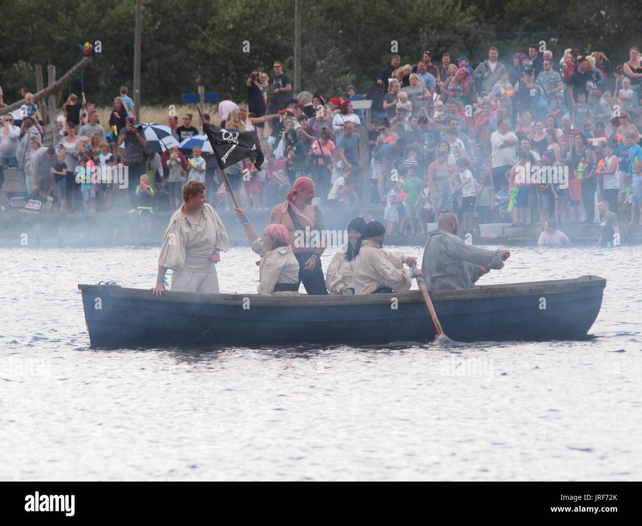 Sheerness, Kent, UK. 05 Aug, 2017. Sheppey Pirates 'invade' and stage a ...