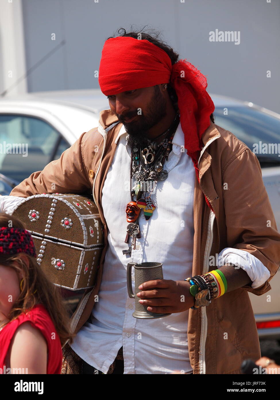 Sheerness, Kent, UK. 05 Aug, 2017. Sheppey Pirates 'invade' and stage a ...