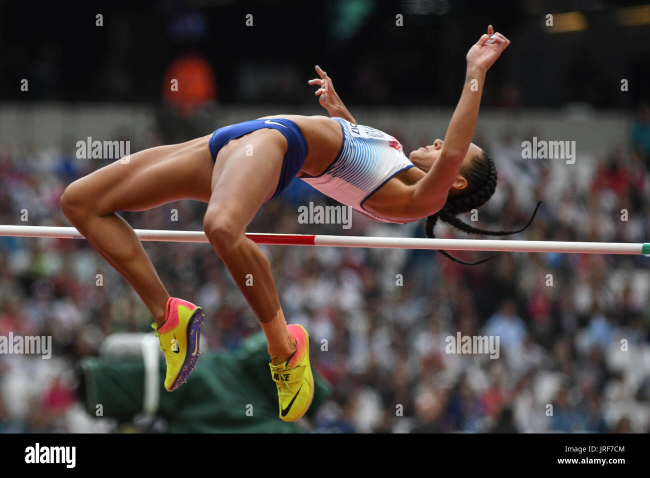 Katarina johnson thompson high jump hi-res stock photography and images ...
