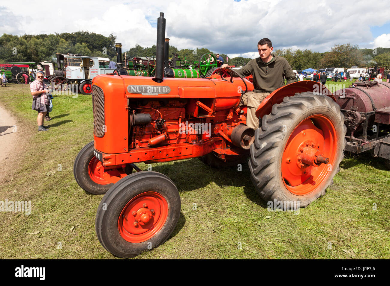Brackenfield, Derbyshire, UK. 5th August 2017. A vintage Nuffield ...
