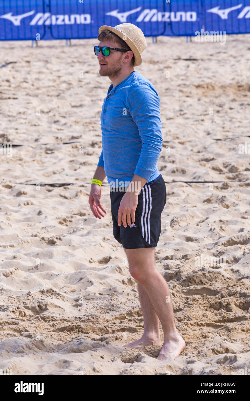 British beach handball championships canford cliffs hi-res stock ...
