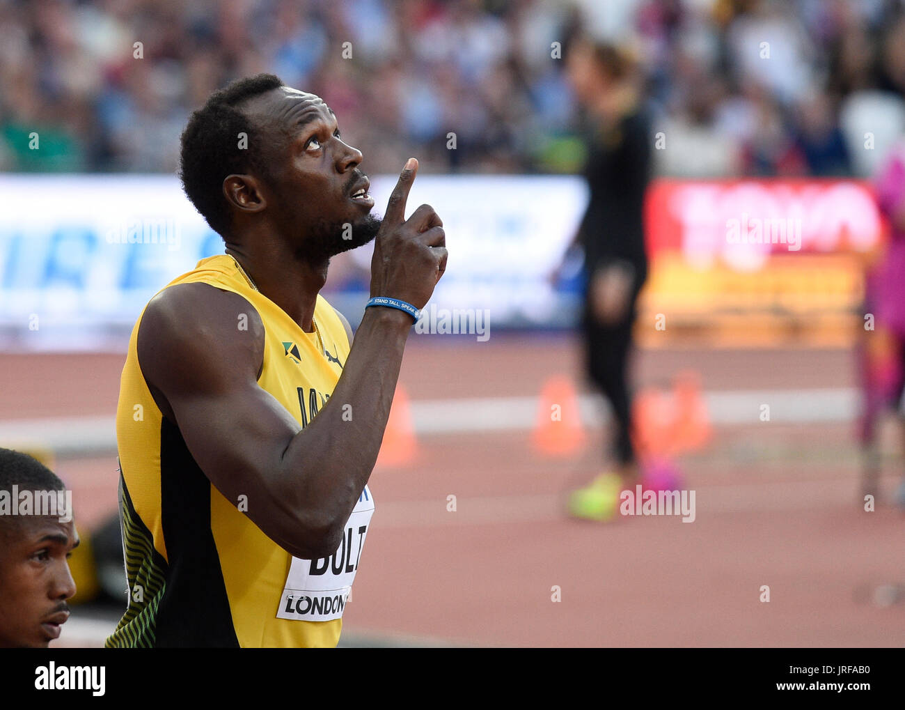 London, Great Britain. 5th Aug, 2017. The Jamaican sprinter Usain Bolt ...