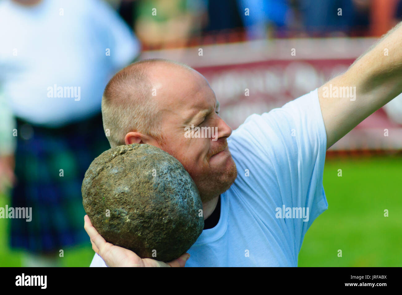 The stone throwing contest hi-res stock photography and images - Alamy