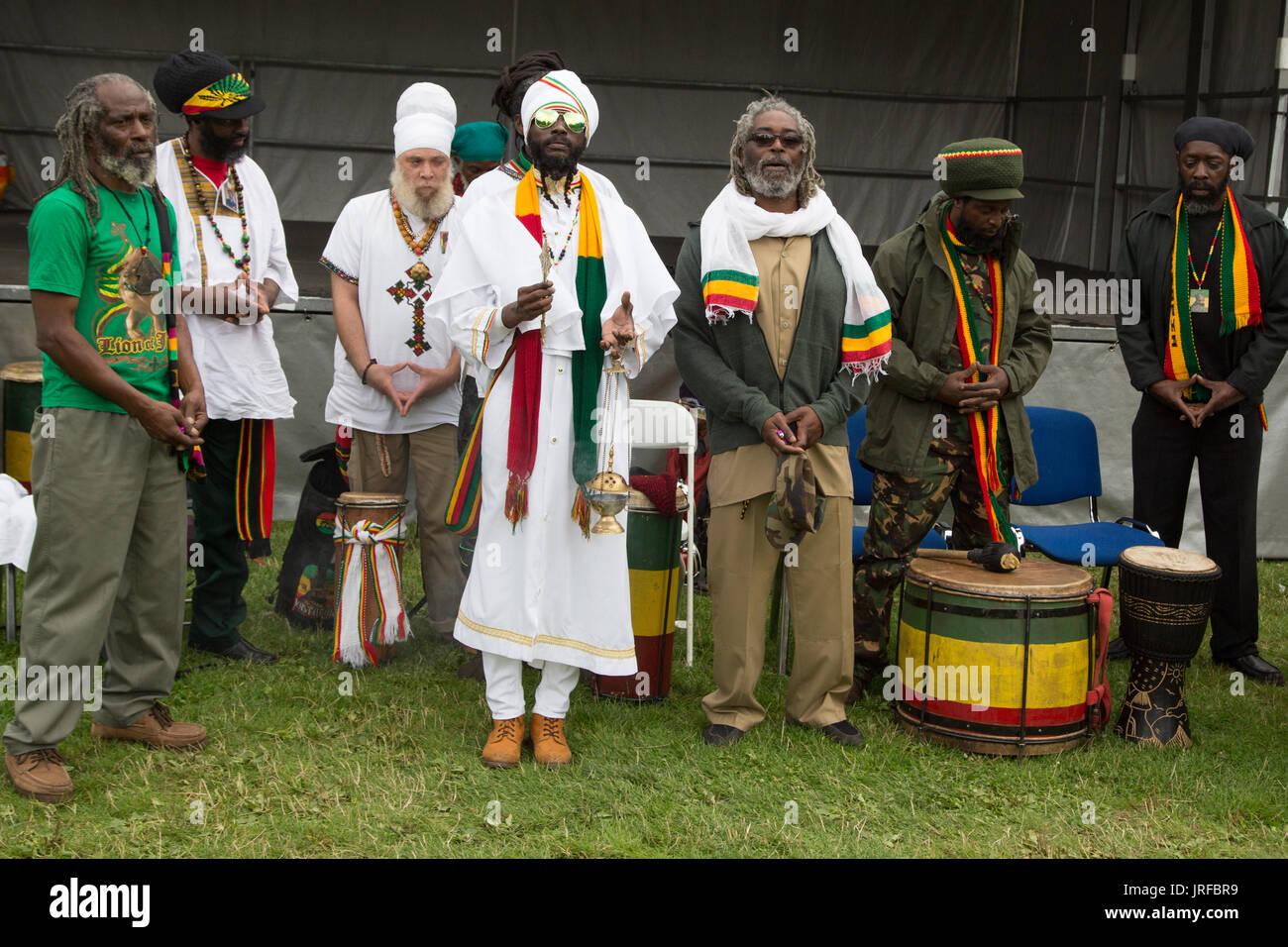 London UK 5th August 2017 The Rastafari Movement UK clebrate Africa ...