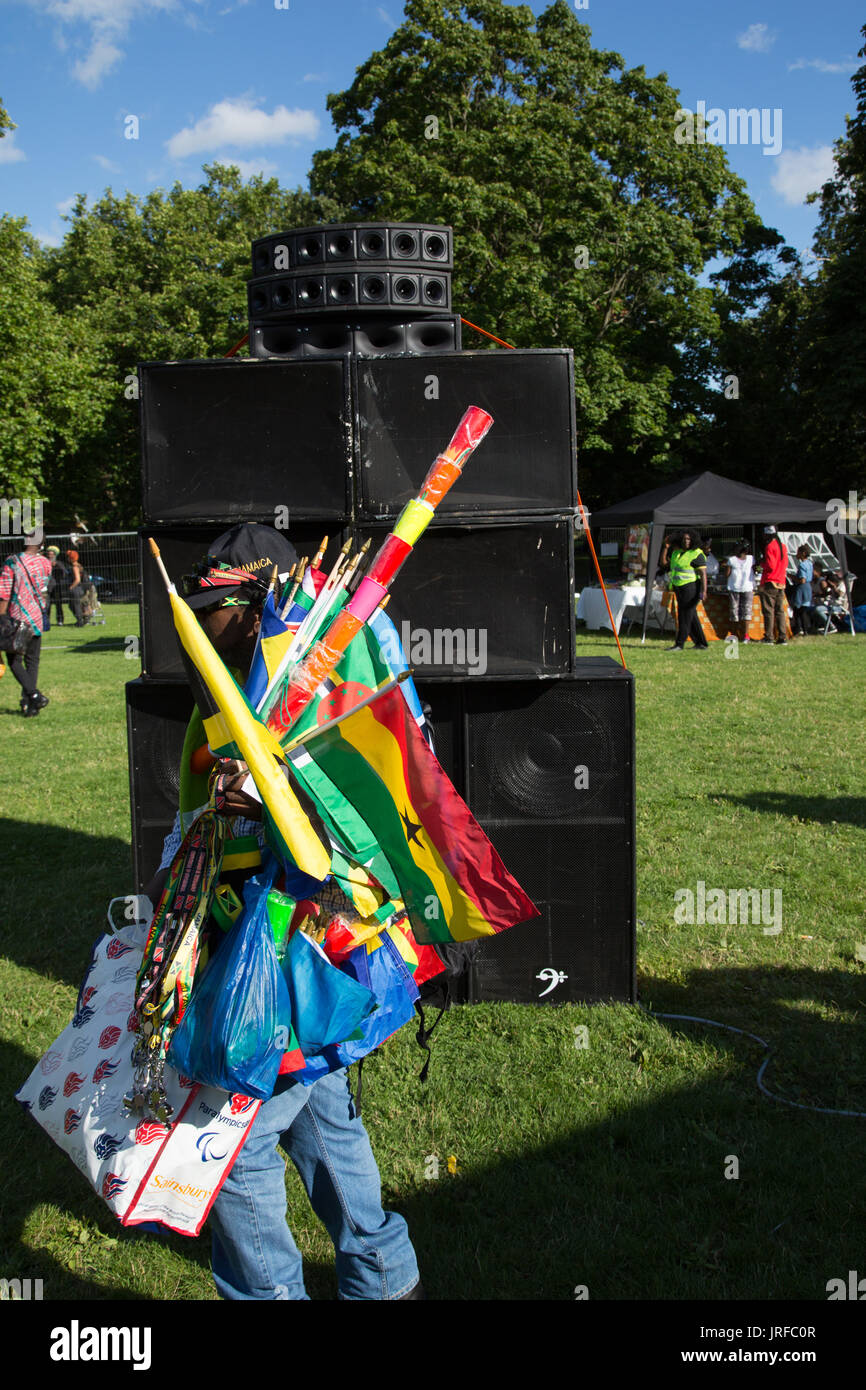 London UK 5th August 2017 The Rastafari Movement UK clebrate Africa ...