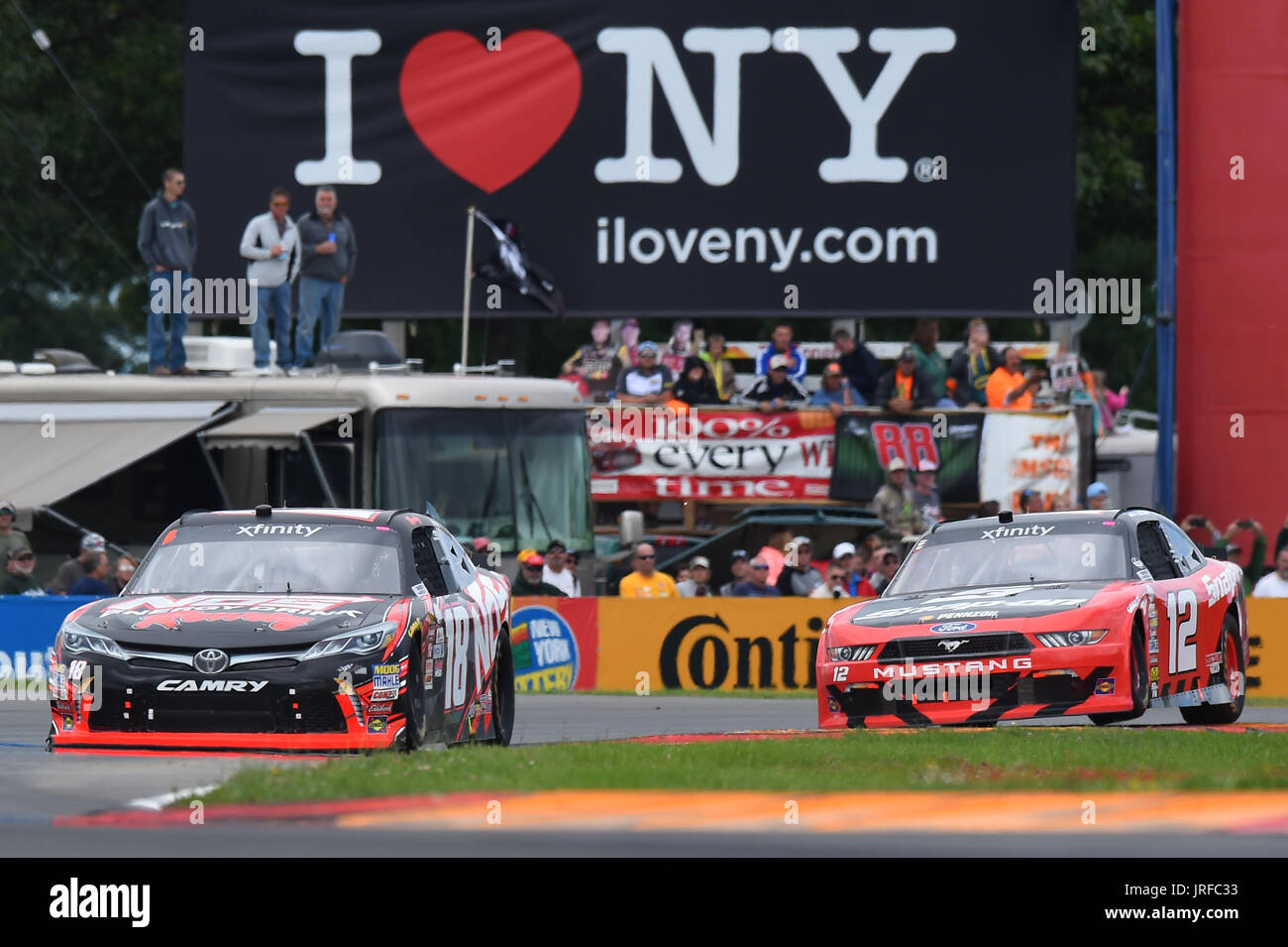 New York, USA. August 5, 2017: NASCAR Xfinity Series driver Kyle Busch ...