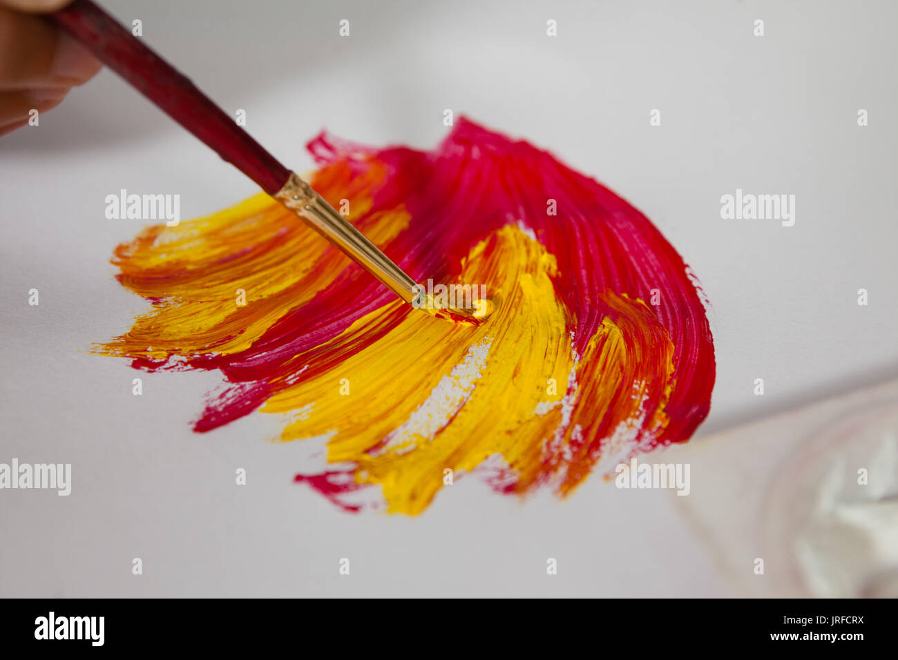 Person painting drawing hi-res stock photography and images - Alamy