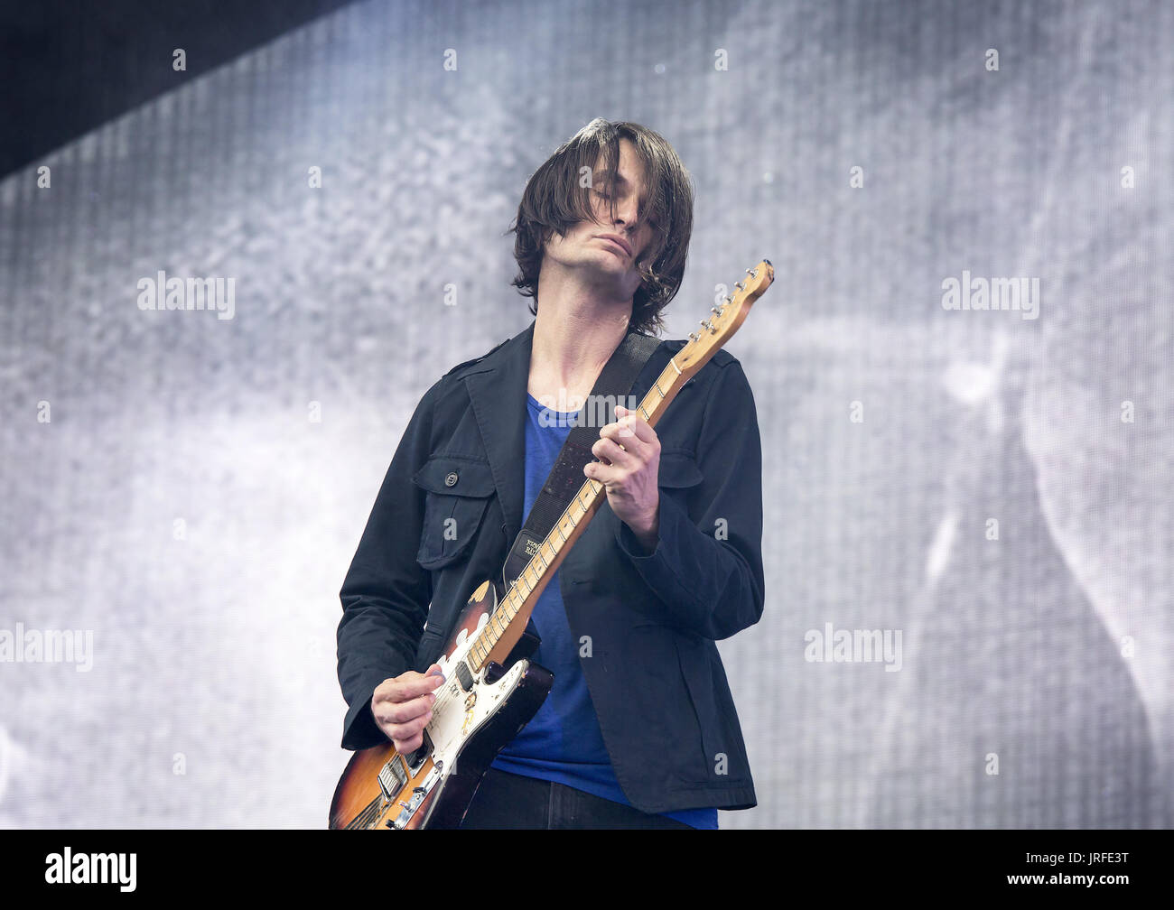 Radiohead perform at Manchester Emirates Stadium Featuring: Radiohead ...