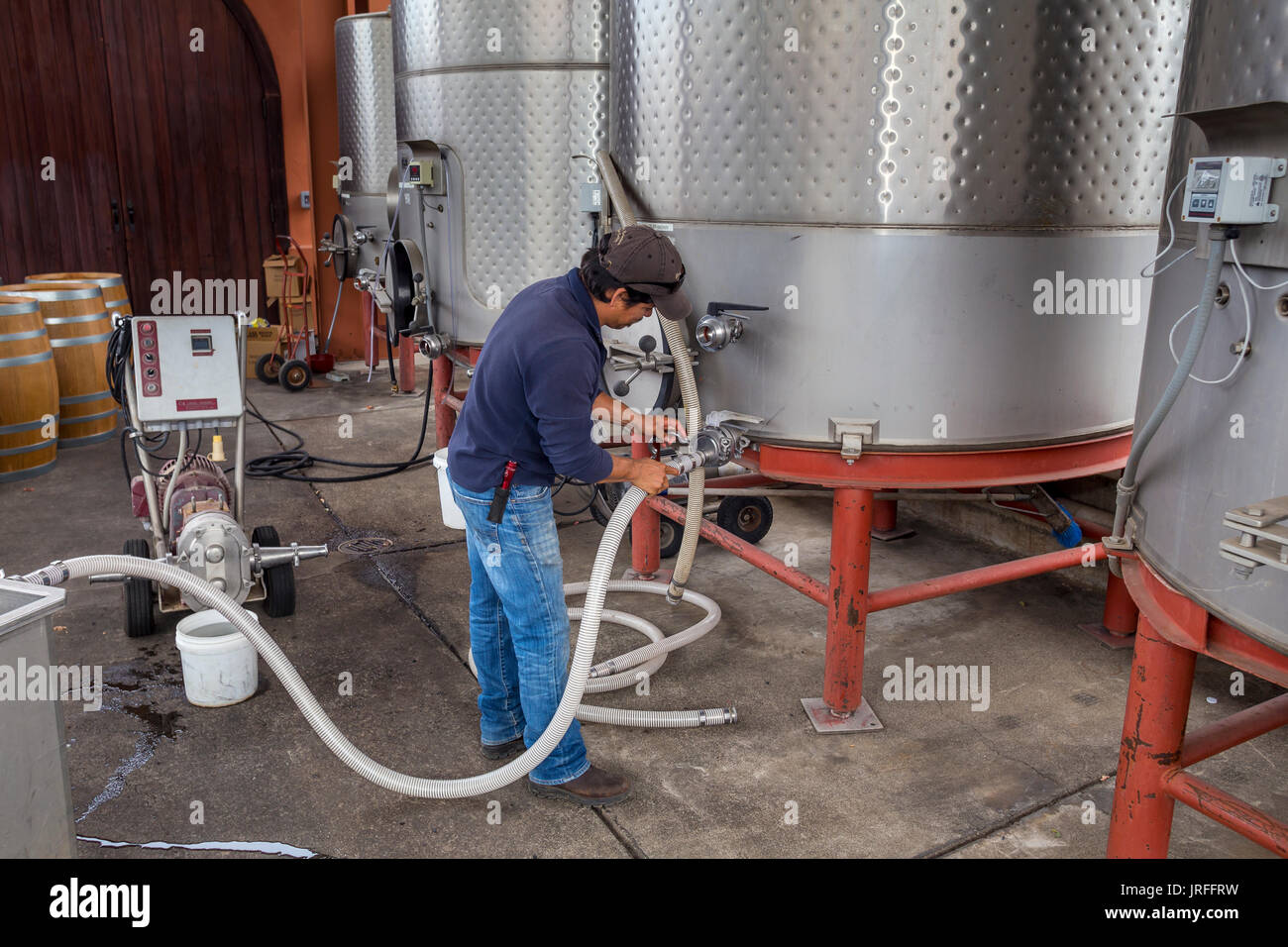 Wine fermentation process hi-res stock photography and images - Alamy
