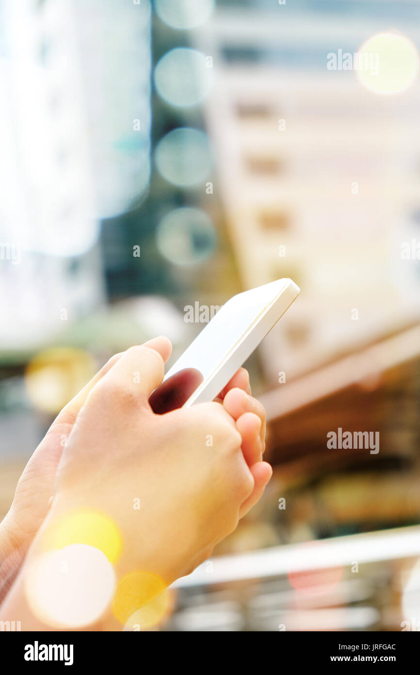 communication technology,People Using a Smart Phone background Stock ...