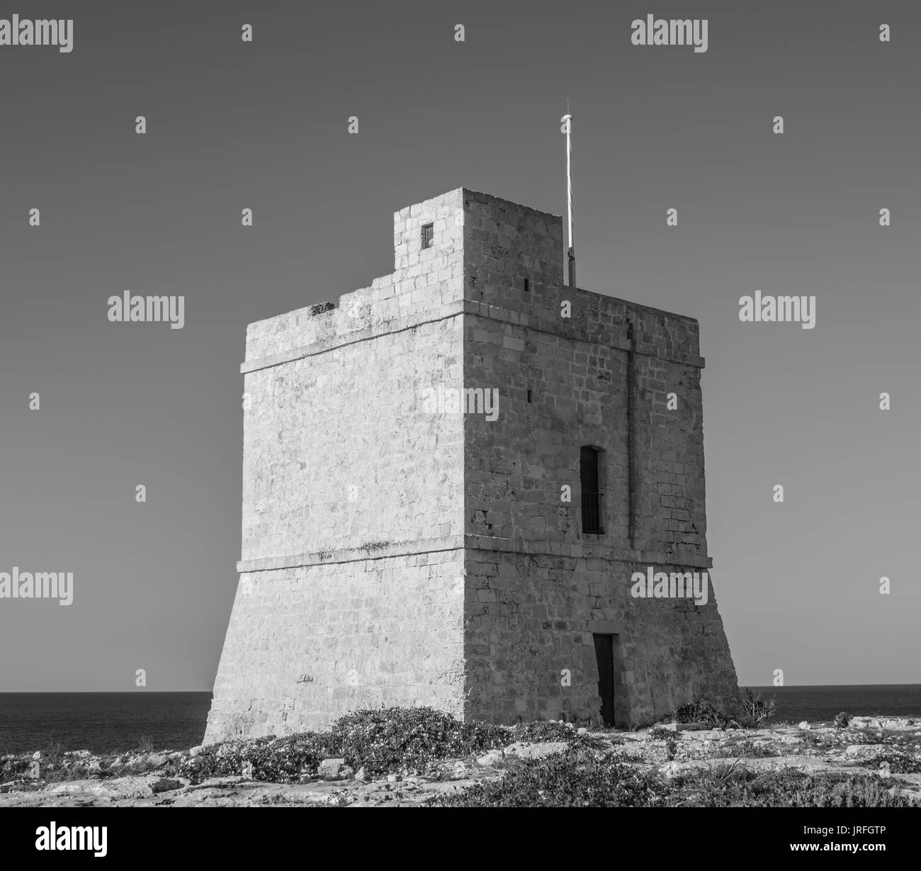 Defensive watch tower Black and White Stock Photos & Images - Alamy