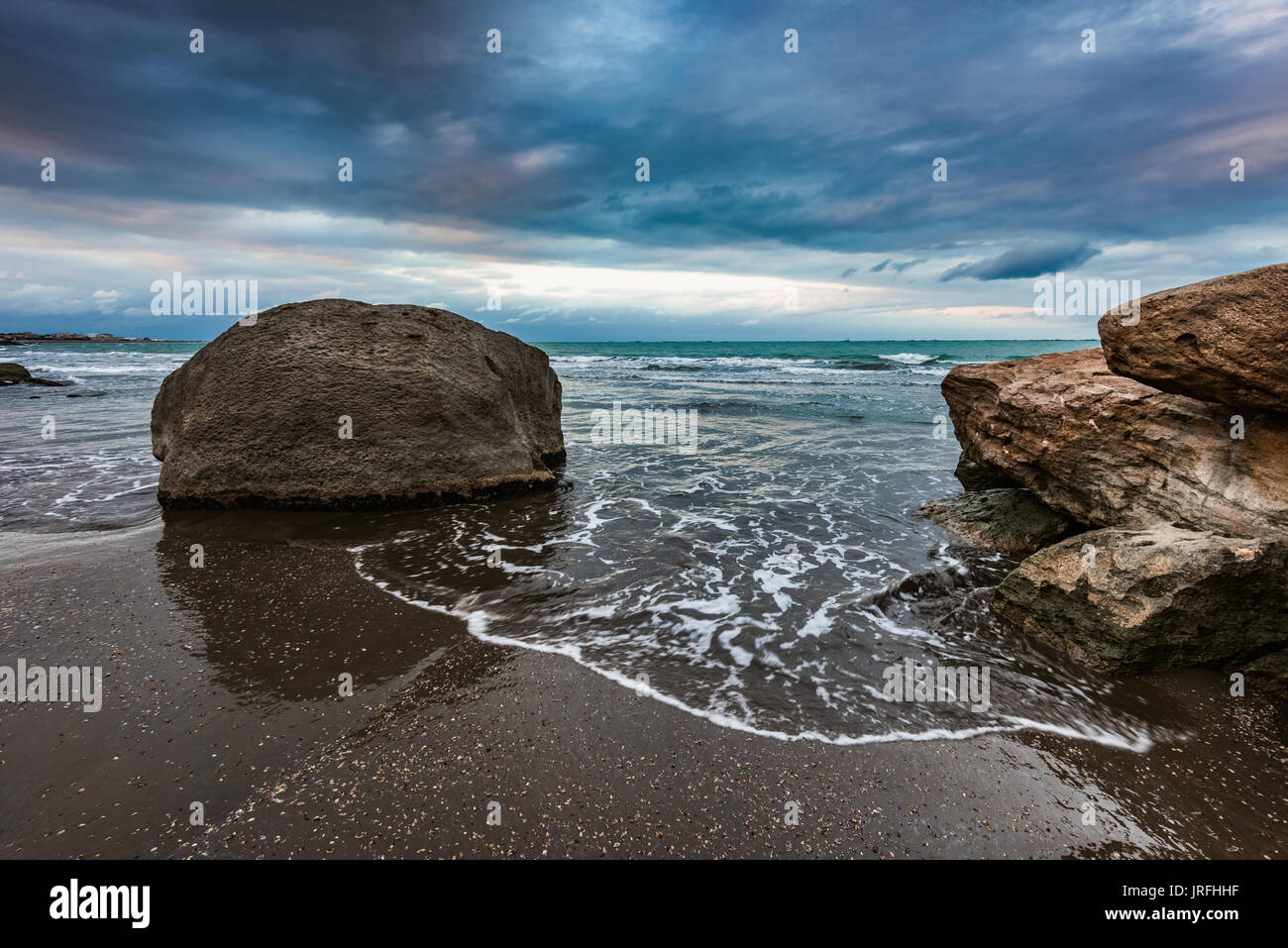 Dramatic beautiful seascape, coast line Stock Photo - Alamy