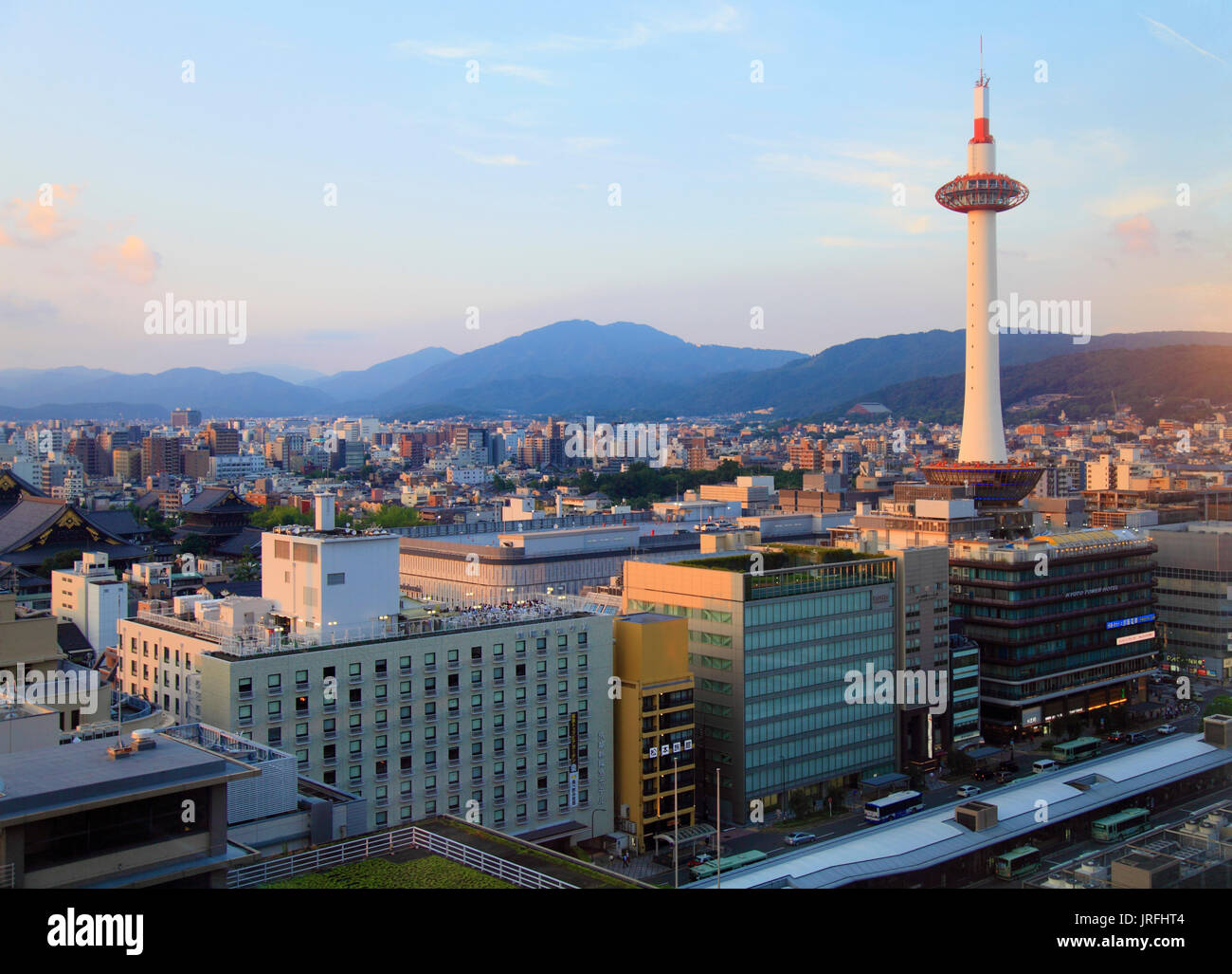 Japan, Kyoto, Kyoto Tower, skyline Stock Photo - Alamy