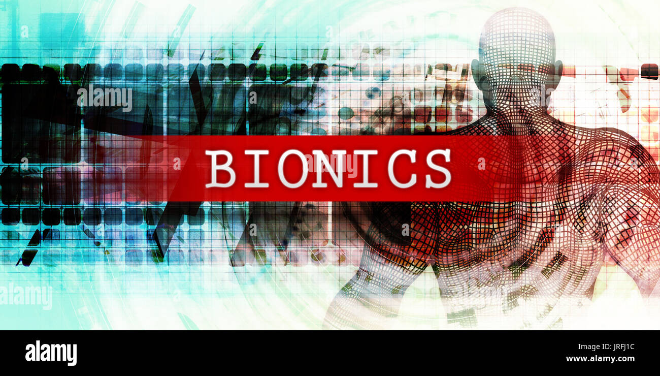 Bionics Sector with Industrial Tech Concept Art Stock Photo - Alamy