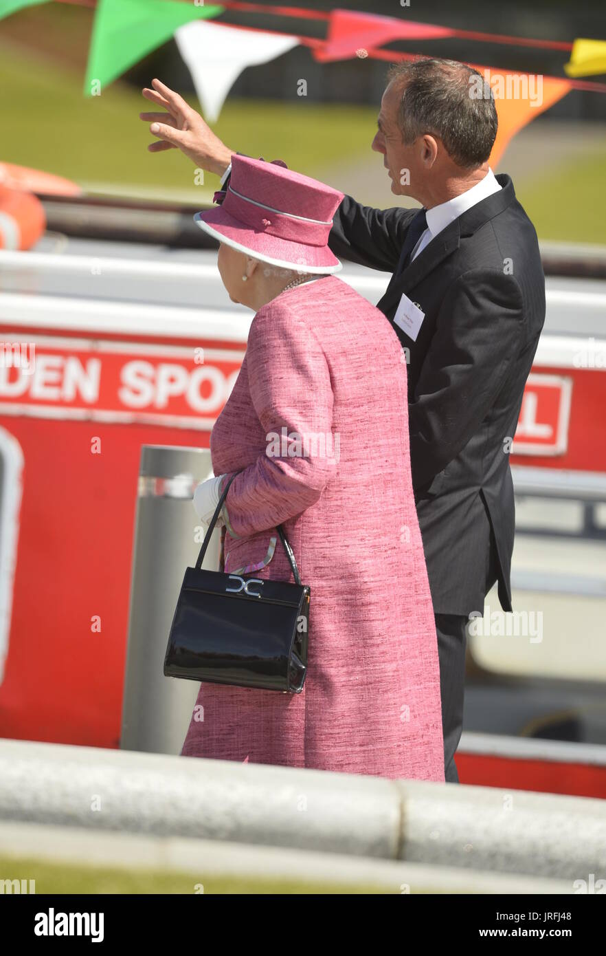 HRH Queen Elizabeth and the Duke of Edinburgh open the Queen Elizabeth ...
