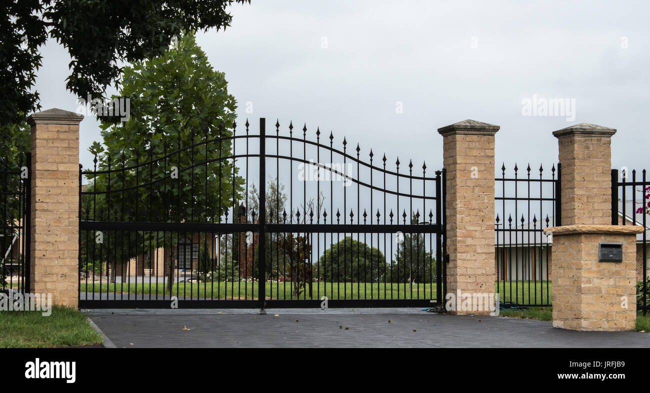 Brick Fence Gate