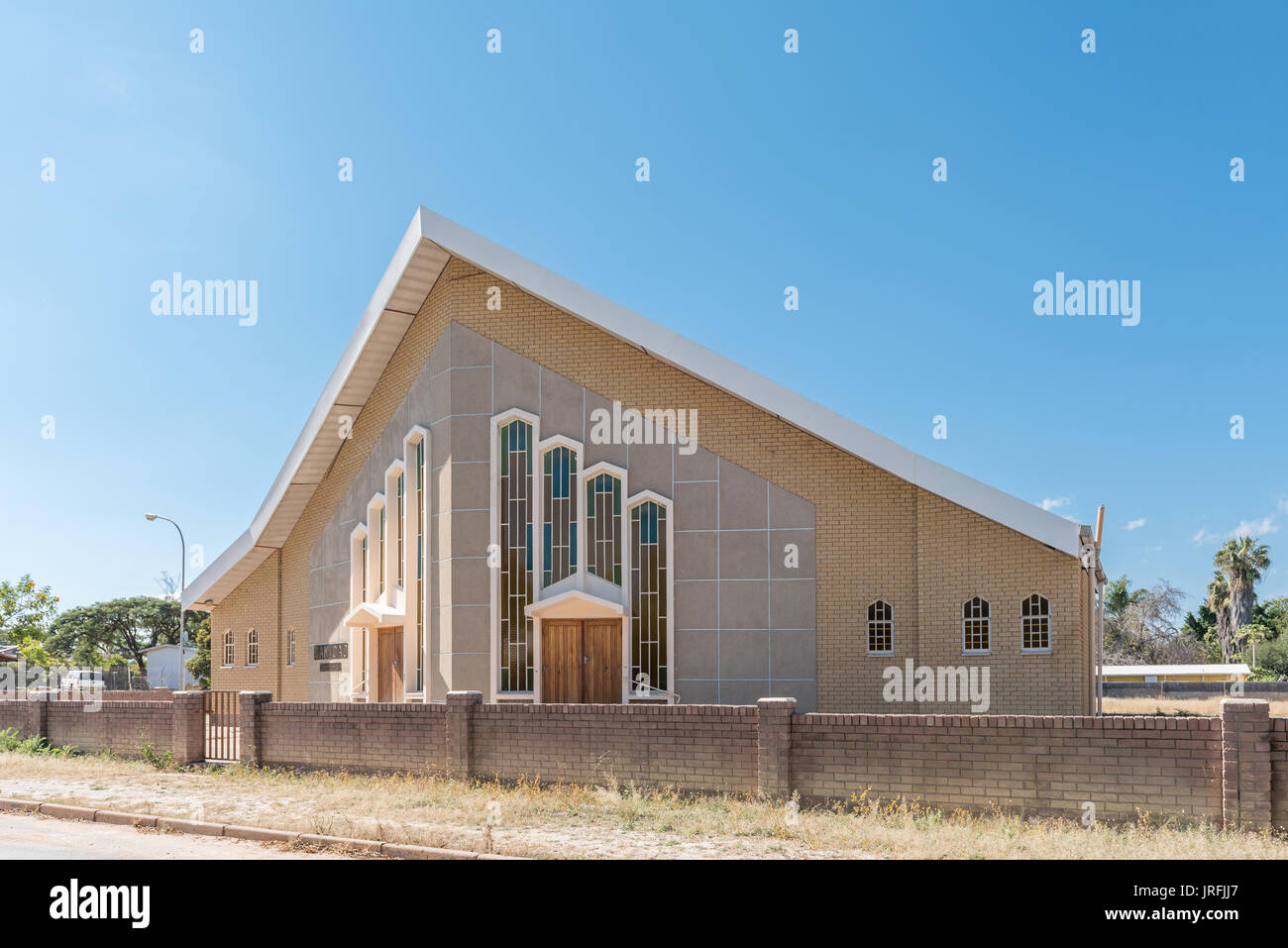 GROOTFONTEIN, NAMIBIA - JUNE 20, 2017: The Old Apostolic Church in ...