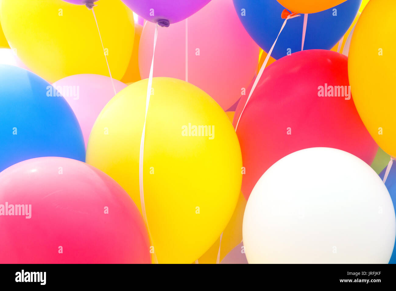 Colorful balloons background Stock Photo - Alamy