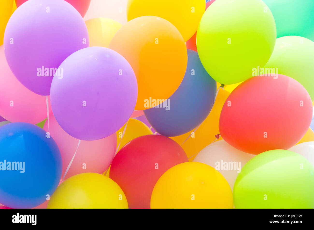 Colorful balloons background Stock Photo - Alamy