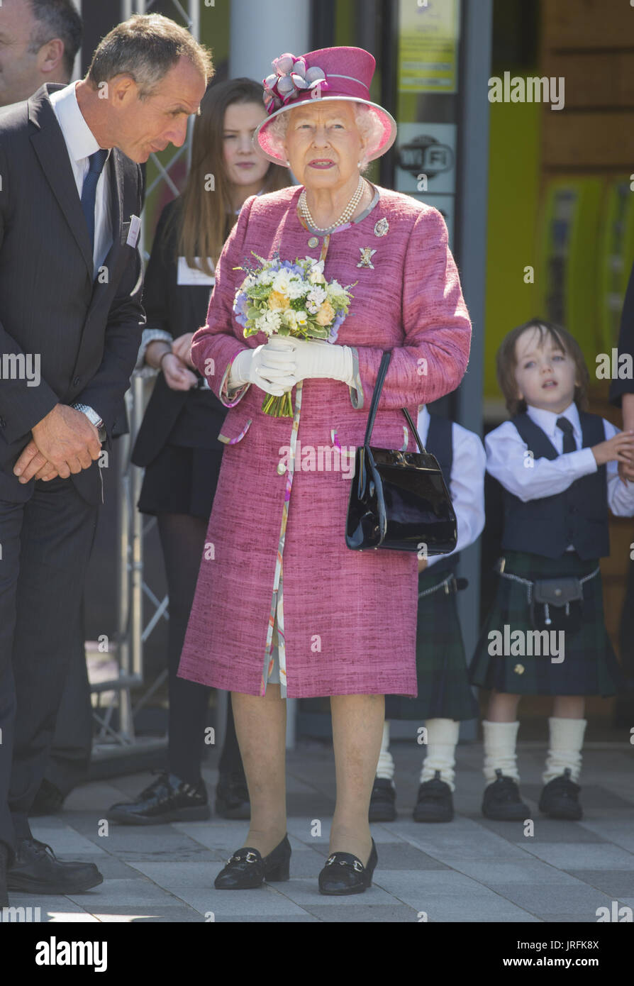 HRH Queen Elizabeth and the Duke of Edinburgh open the Queen Elizabeth ...