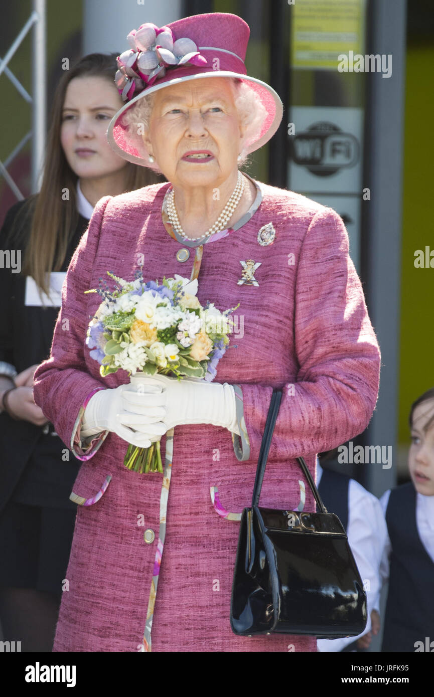 HRH Queen Elizabeth and the Duke of Edinburgh open the Queen Elizabeth ...