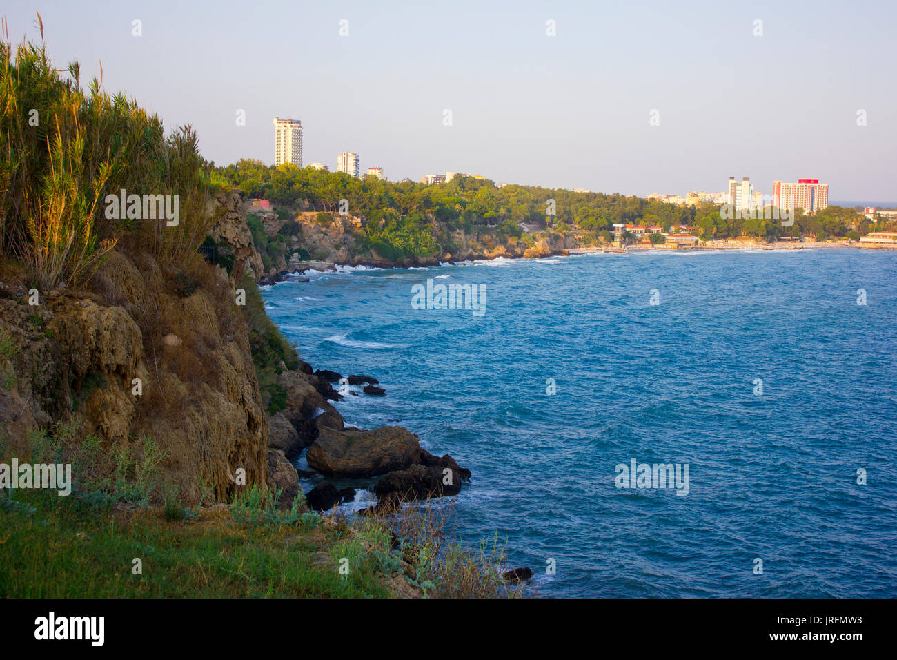 Mediterranean sea landscape in Antalya Turkey Stock Photo - Alamy
