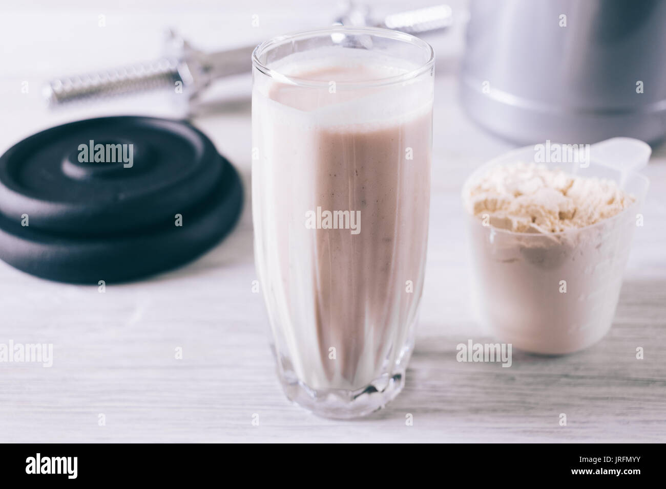 Protein powder glass hi-res stock photography and images - Alamy