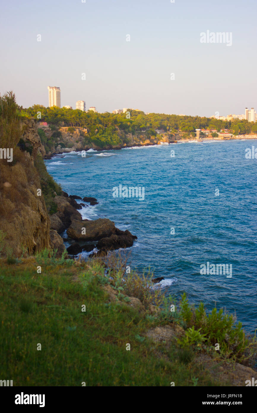 Mediterranean sea landscape in Antalya Turkey Stock Photo - Alamy