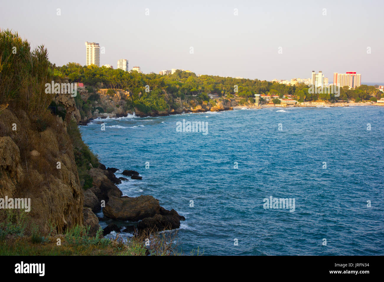 Mediterranean sea landscape in Antalya Turkey Stock Photo - Alamy
