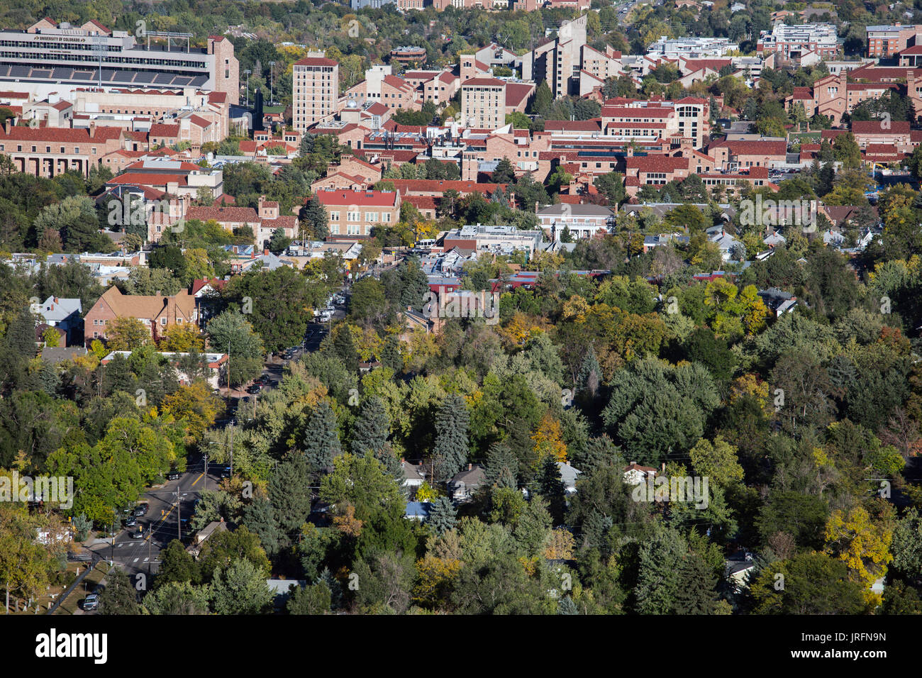 University of colorado boulder campus hi-res stock photography and ...