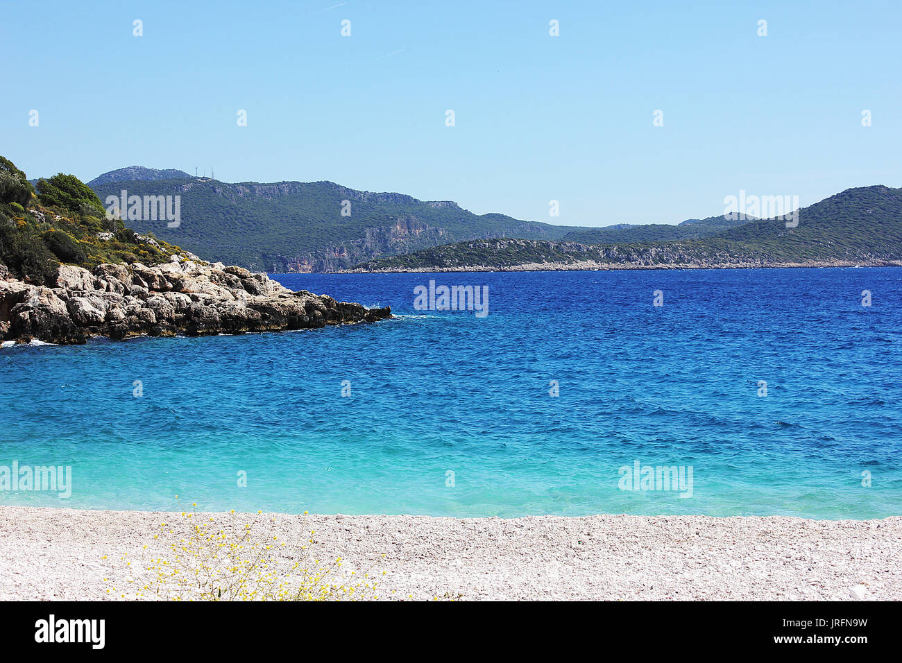 Mediterranean sea landscape in Antalya Turkey Stock Photo - Alamy